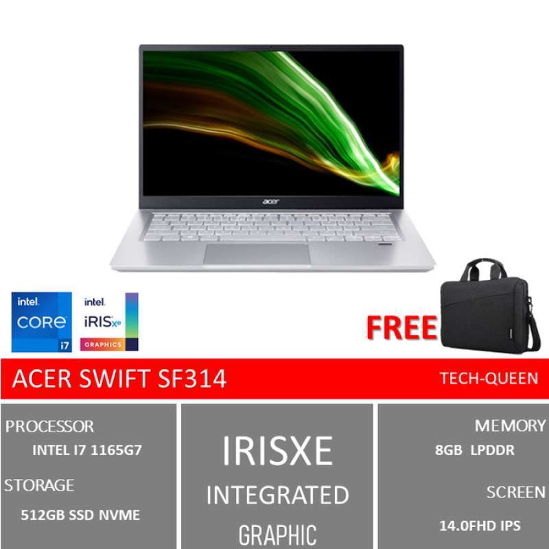Promo Acer Swift Infinity Series Core I7 16gb Memory Windows ...