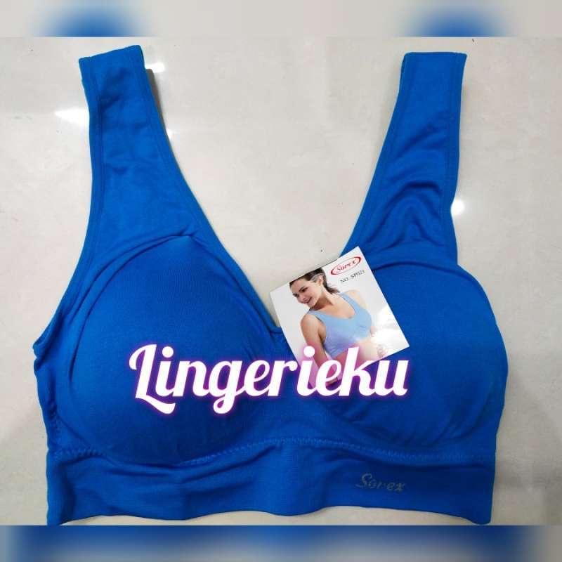 Promo Bra Bh Senam Olahraga Sport Terbaru Sorex Sp 021 Dijamin Murah - Biru Tua Diskon 29% Di ...