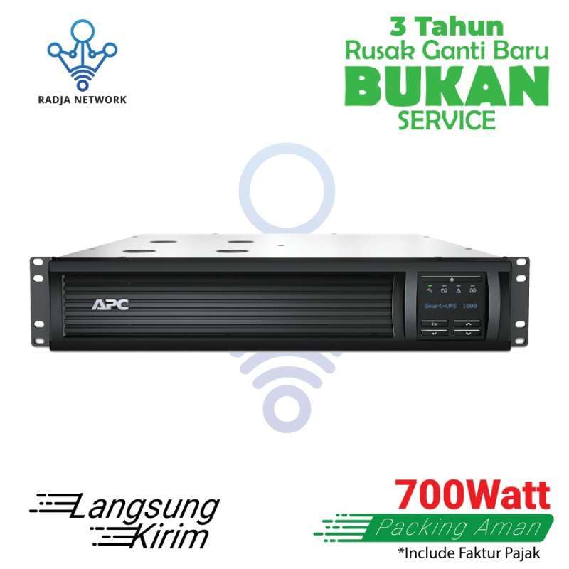 Jual Ups Apc Smt1000rmi2uc Smart-ups 1000va Lcd Rm 2u 230v Smartconnect Di Seller Radja Network ...