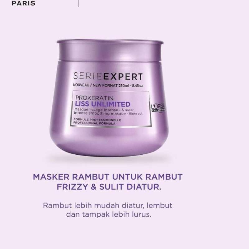 Jual Loreal Expert Pro Keratin Liss Unlimited Hair Mask 250ml Di Seller ...