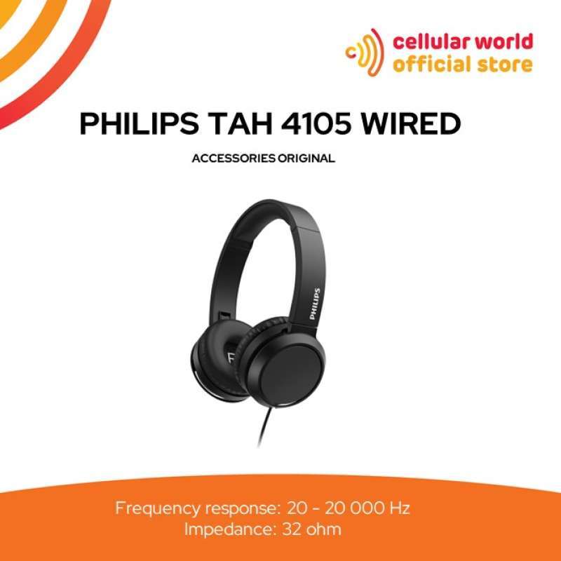 Jual Philips Headphone Wired Tah 4105 Garansi Resmi Di Seller Cellular ...
