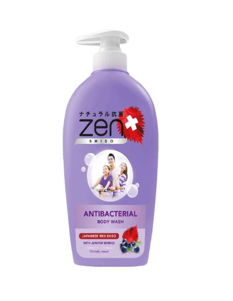 Jual Zen Antibacterial Body Wash Japanese Red Shiso Pump 480ml Pmg Di ...
