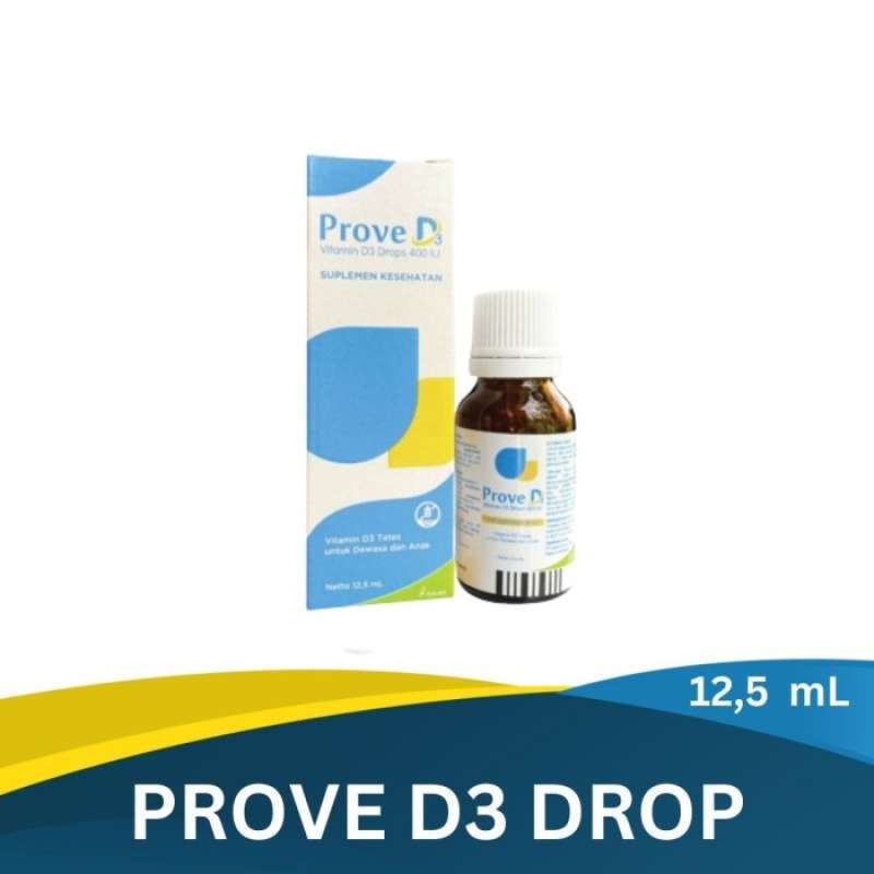 Jual Prove D3 Drop - Vitamin D3 400 Iu Tetes 12.5 Ml Untuk Dewasa Dan ...