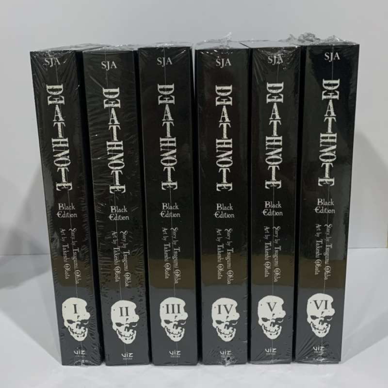 Promo Death Note Black Edition Set Vol 1-6 Tsugumi Ohba Viz Komik ...
