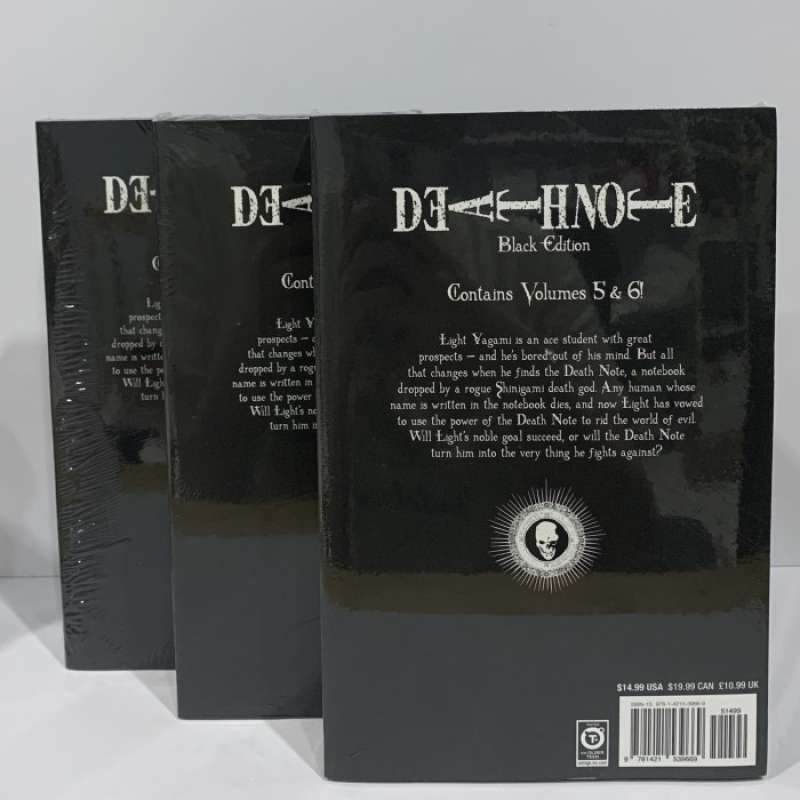Promo Death Note Black Edition Set Vol 1-6 Tsugumi Ohba Viz Komik ...