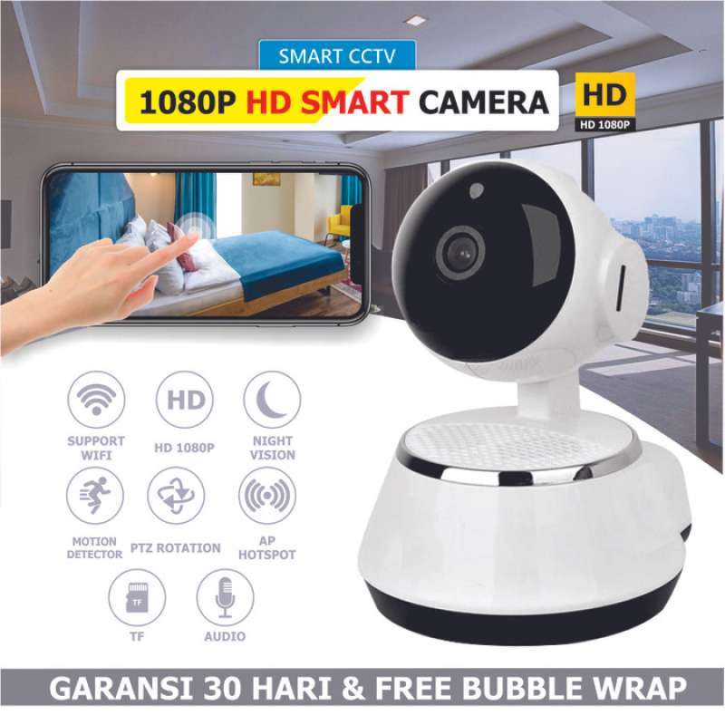 Promo Ip Camera 720p Cctv Baby Monitor Cam 1.3mp V380 Wireless Wifi ...