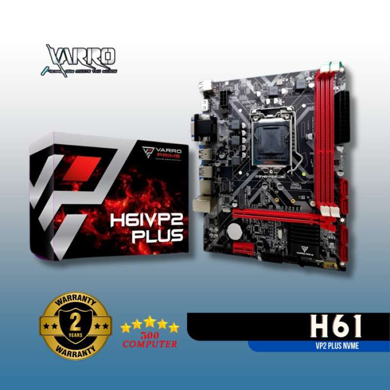 Promo Motherboard Varro H61m Vp 2 Plus Nvme Motherboard H61 Vp 2 Plus-nvme Diskon 23% Di Seller ...