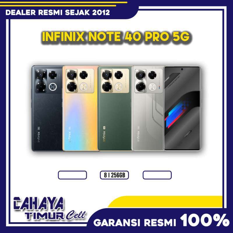 Jual Infinix Note 40 Pro 5g Ram 8/256gb Smartphone Garansi Resmi - Grey Di Seller Cahayati ...