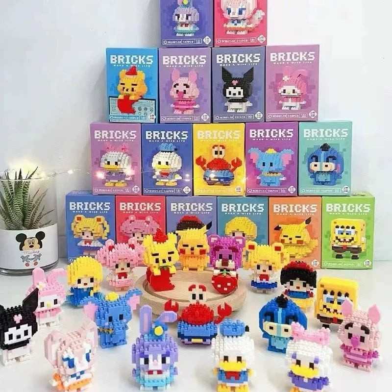 Jual Bricks Character Bulding Block Lego Mini Nano Brick Lego Spongebob ...