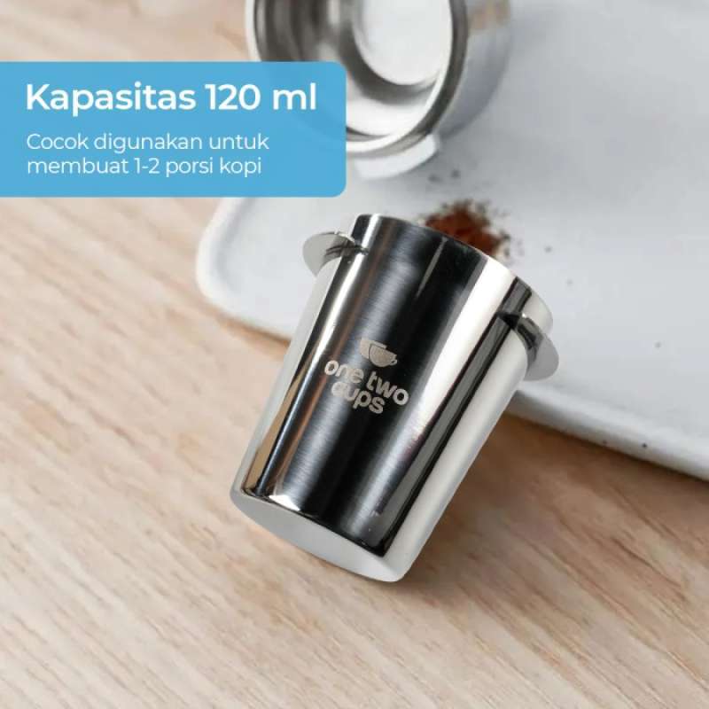 Promo Dosing Cup One Two Cups Dosing Cup 58mm Gelas Tampung Bubuk Kopi ...