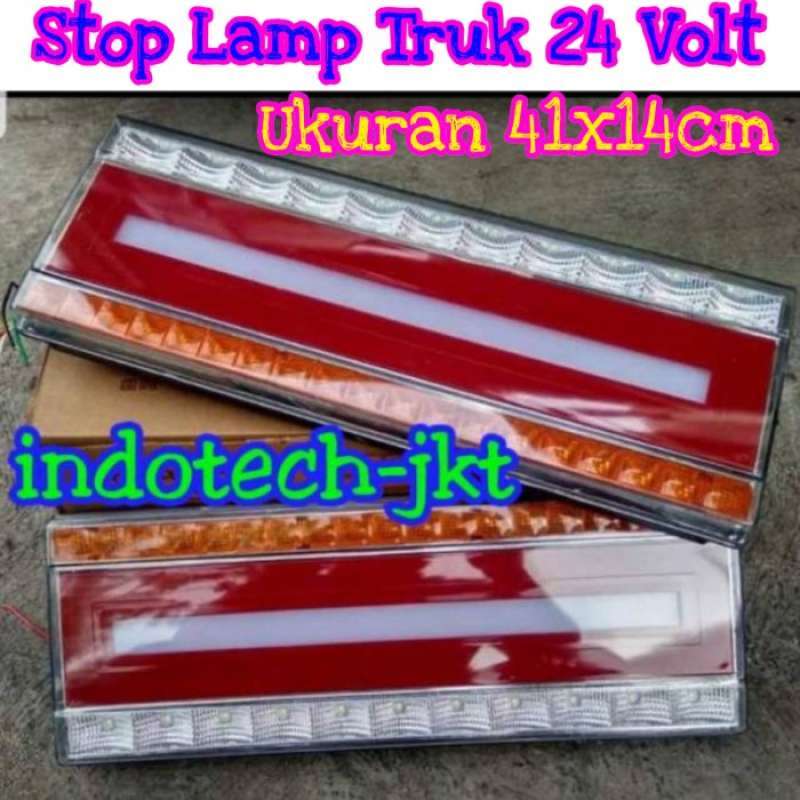Promo Stop Lamp Truk 24 Volt Model Persegi Kecil - Ukuran 41cm Diskon ...