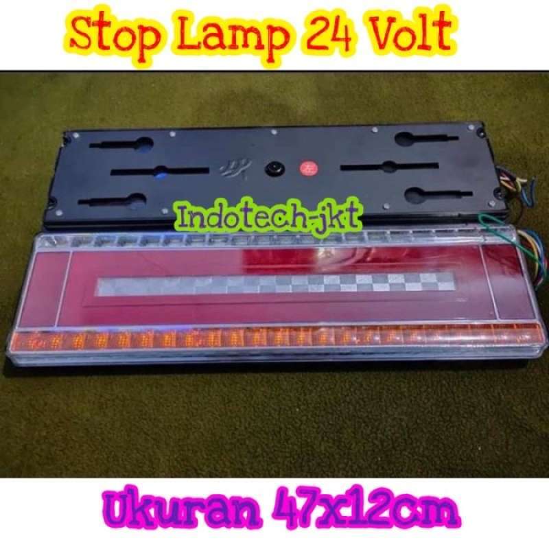 Promo Stop Lamp Truk 24 Volt Model Persegi Kecil - Ukuran 41cm Diskon ...