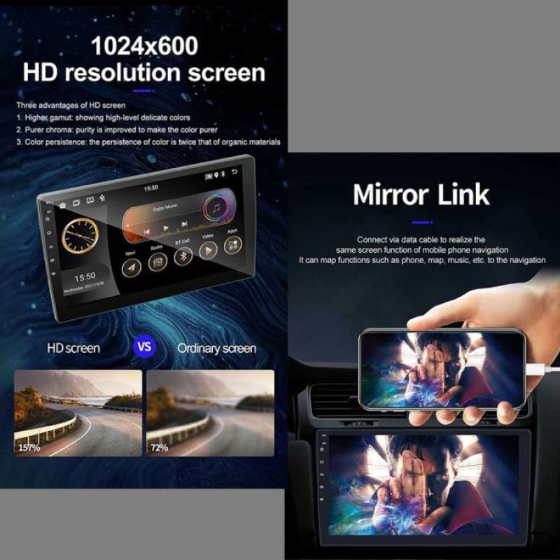 Promo Head Unit Mobil Layar Lcd Touch Screen Double Din Android 11 Wifi ...