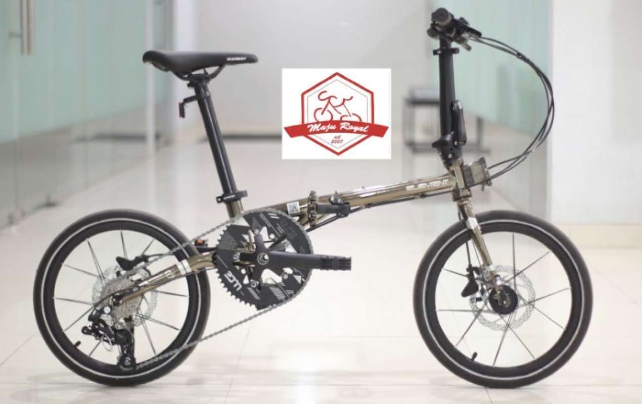 Promo Sepeda Lipat Element Troy X 10 Speed Black Diamond Chrome 16 Inch ...