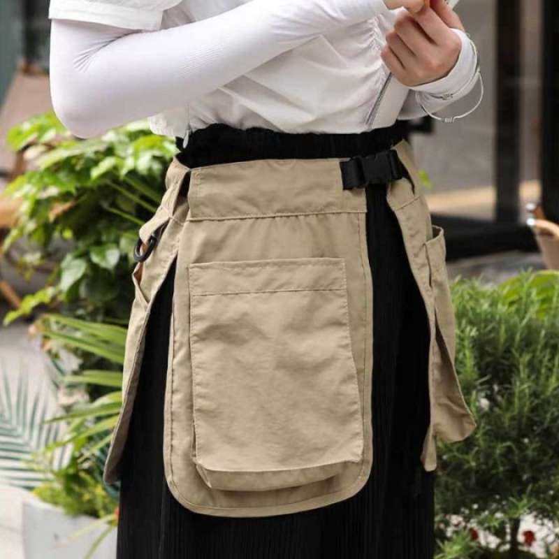 Promo Blou Apron Barista Chef Waiters Waterproof Banyak Kantong ...