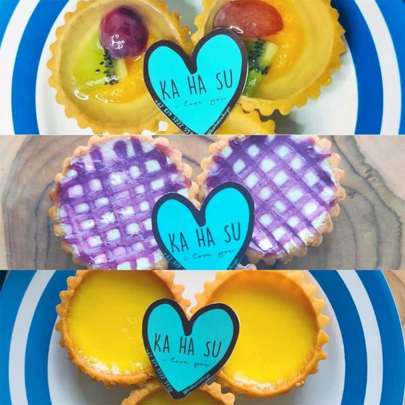 Jual Combo Personal Ka Ha Su Pie Buah Fruit Susu Eggtart Blueberry ...
