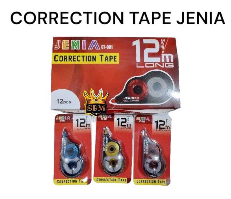 Jual Sbm ~ Tipe-x Kertas / Corection Tape Jenia 12m Kartun Lucu Tip X Tipex / Tipe X / Tipe-ex ...