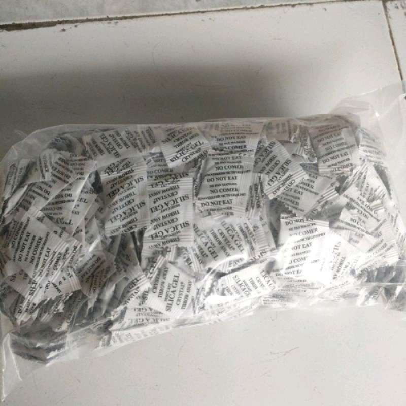 Jual Silica Gel Silika 1kg Pengawet Makanan Sepatu Tas Kue Kering Food ...
