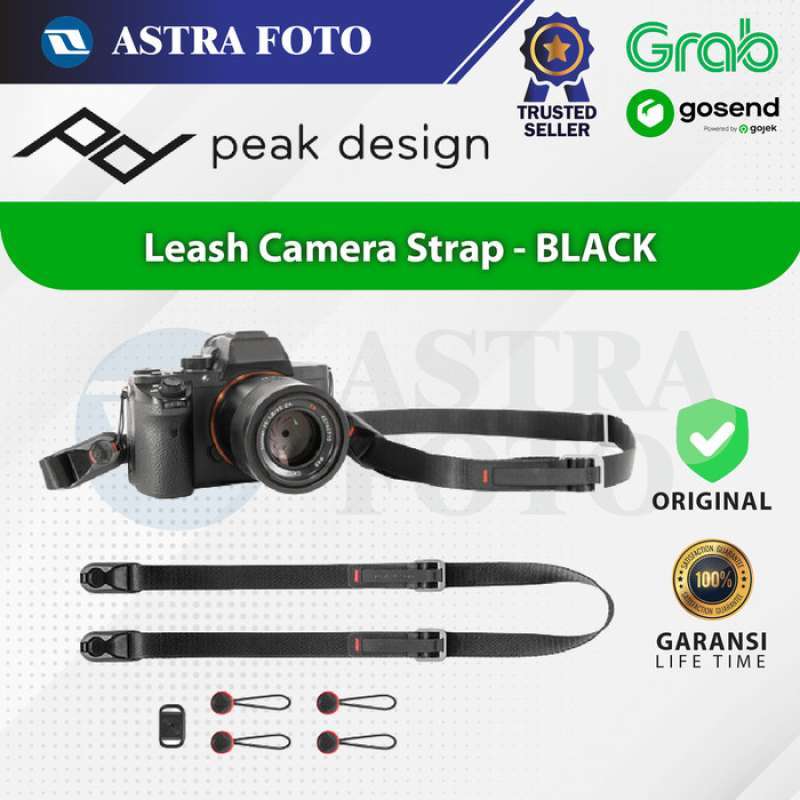 Jual Peak Design Leash Ash & Black Strap Kamera Premium - Tali Kamera ...