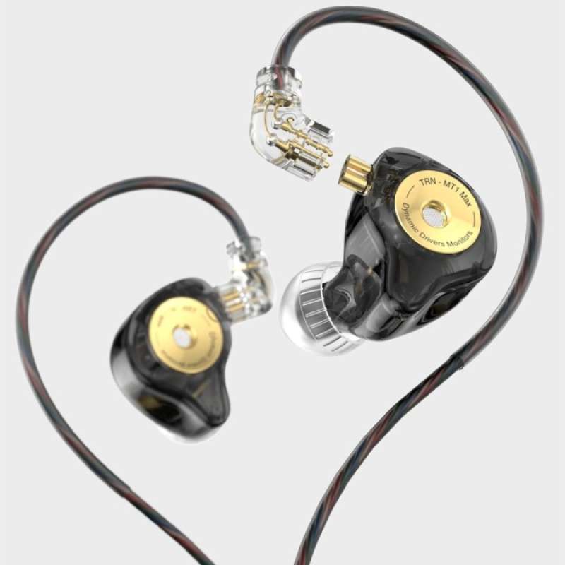 Jual Trn Mt1 Max Tuning Hifi Earphone Dual Magnet Driver Headset Iem ...