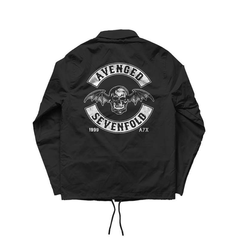 Jual Windbreaker Jaket Coach Band Avenged Sevenfold Jacket Musik Metal ...