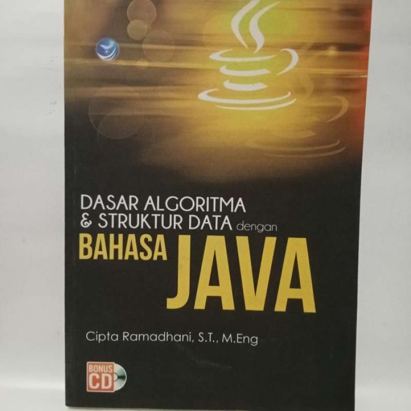 Promo Ori Dasar Algoritma Dan Struktur Data Dengan Bahasa Java Plus Cd ...