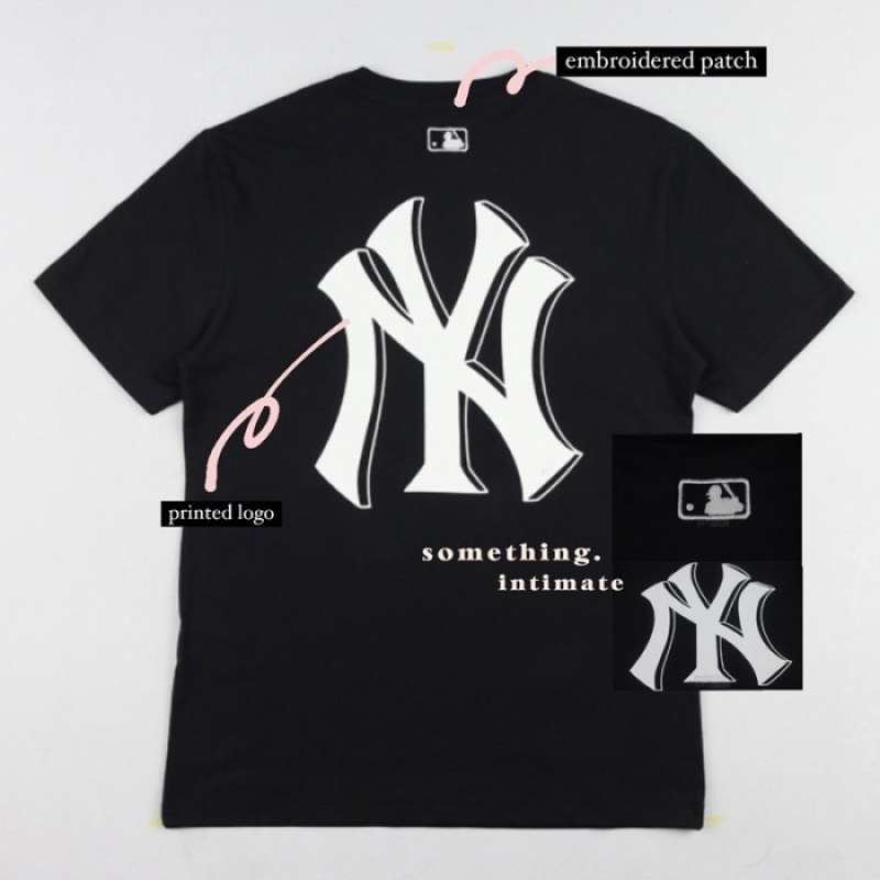 Promo New Era Mlb Korean New York Yankees Basic Embroidered Oversized ...