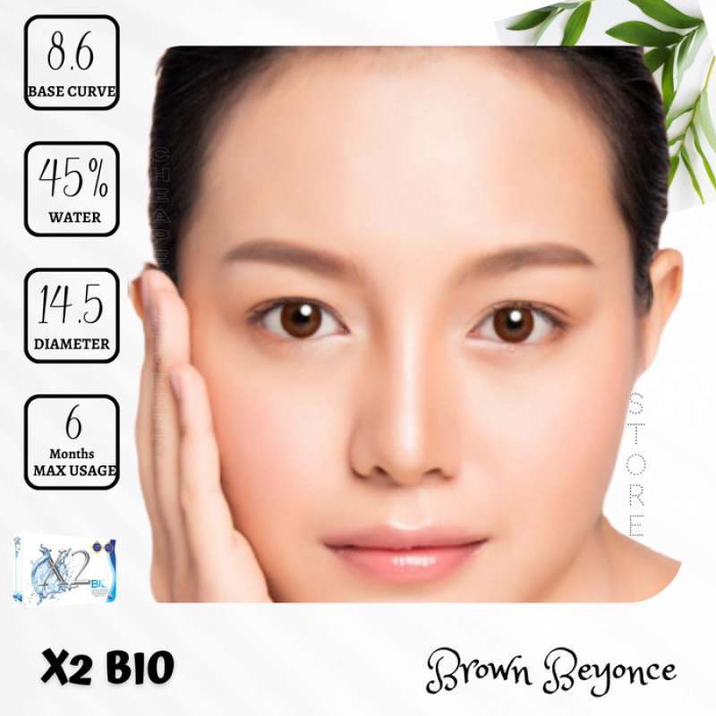 Promo Softlens X2 Bio Sdd - Normal Only - Brown Beyonce, Normal Diskon ...