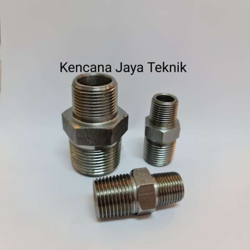 Promo Double Nepel Reducer Besi A105 3000 Psi Npt 2 X 3/4 Inch Diskon ...