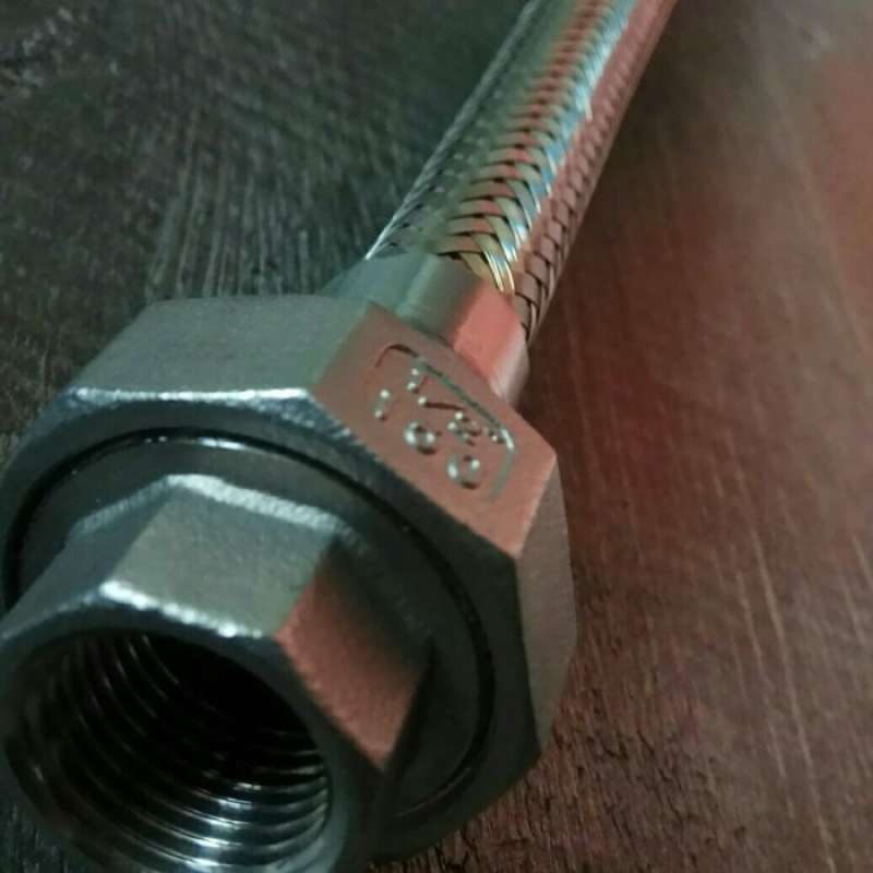 Promo Flexible Metal Hose Sus 316 1/2 X 40 Cm,c/w Water Moor C.150 Sus ...