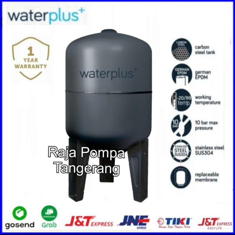 Promo Vertical Pressure Tank Waterplus + Prstk-100v Tabung Tangki Air 100l Diskon 23% Di Seller ...