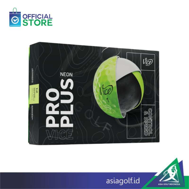 Jual Ball Golf Vice Pro Plus 24 | Golf | Bola Golf - Neon Lime Green Di ...