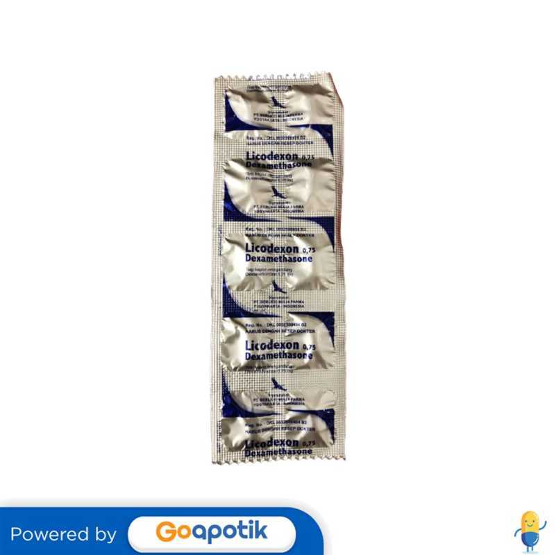 Jual Licodexon 0.75 Mg Strip 10 Kaplet Di Seller Apotek Mada Farma ...