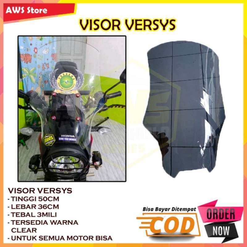 Promo Visor Replika Versys 650 Aws / Windshield Universal Versys Diskon ...