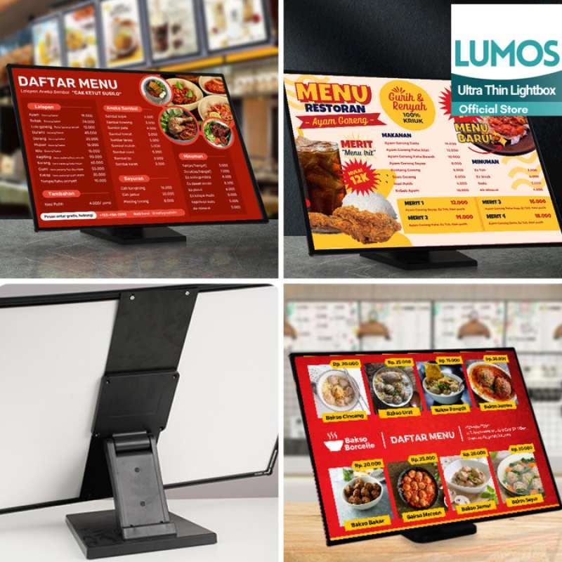 Jual Desk Standing Ultra Thin Light Box Led Lightbox A2 A3 Slim Dudukan ...