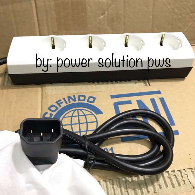 Promo Broco Pdu Converter Perubah Colokan Iec Ups Apc C14 4 Lubang Kabel 3m Diskon 23% Di Seller ...
