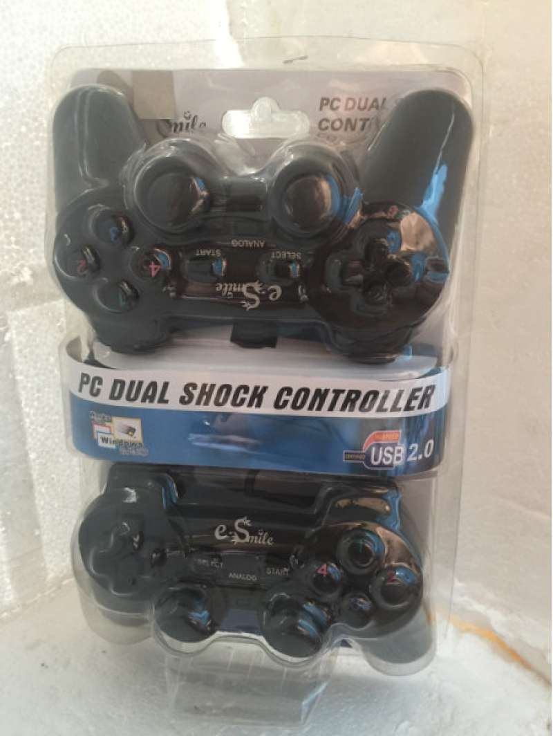 Promo Game Pad/ Stick Pc/joystick Double -pc Dual Shock Controller Usb ...