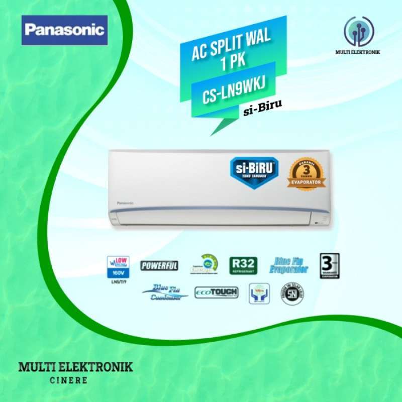 Promo Panasonic Cs-ln9wkj Si-biru Ac Split 1 Pk Diskon 33% Di Seller ...