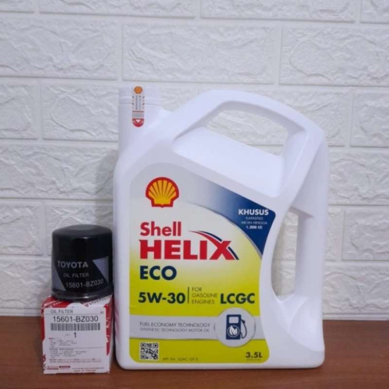 Promo Paket Shell Eco 5w-30 + Filter Oli Avanza, Xenia, Calya, Sigra ...