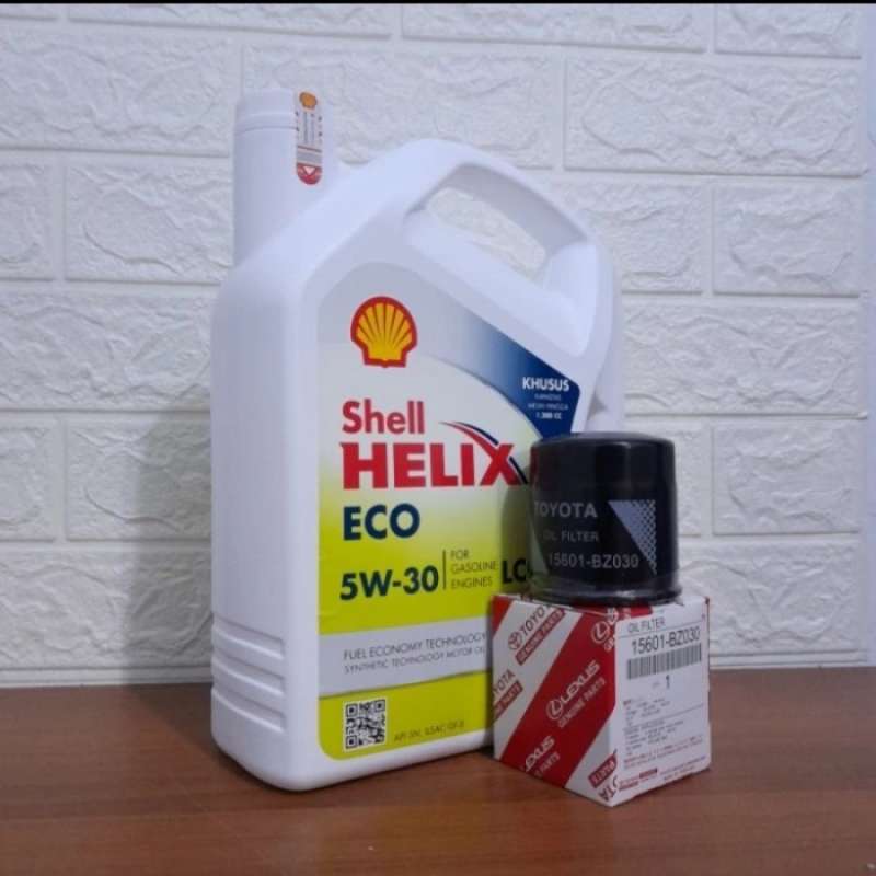 Promo Paket Shell Eco 5w-30 + Filter Oli Avanza, Xenia, Calya, Sigra ...