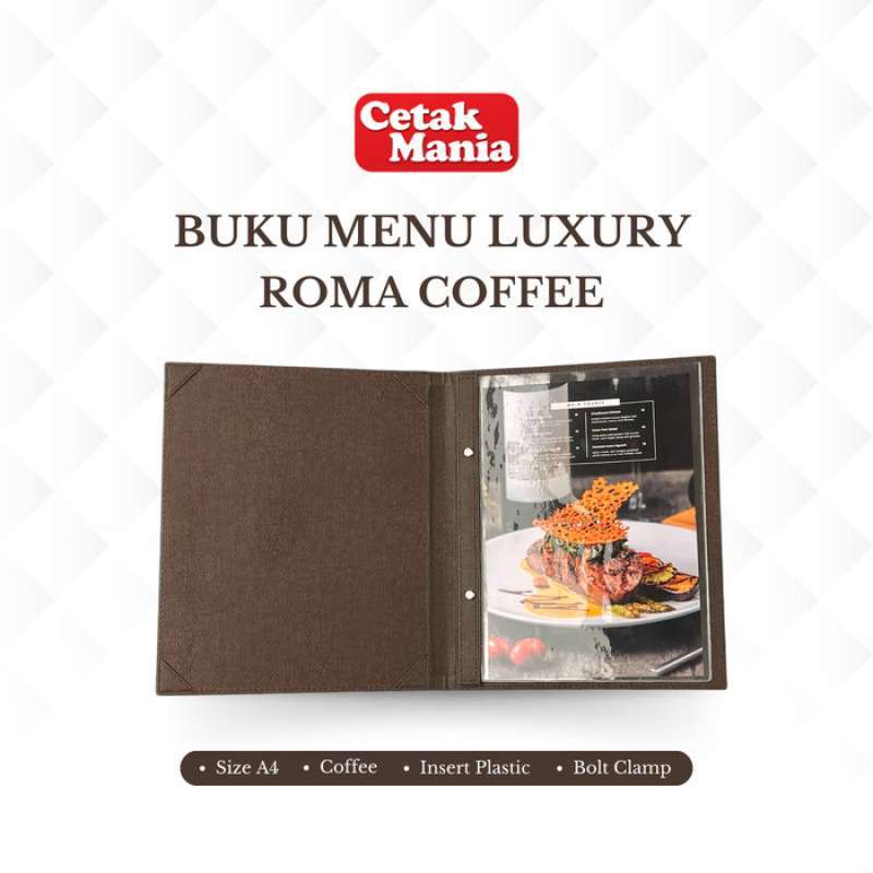 Jual Buku Menu Luxury Isi Plastik A4 Mika - Cafe - Coffee Shop ...