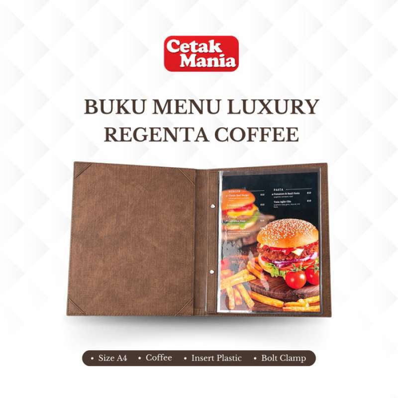 Jual Buku Menu Luxury Isi Plastik A4 Mika - Cafe - Coffee Shop ...