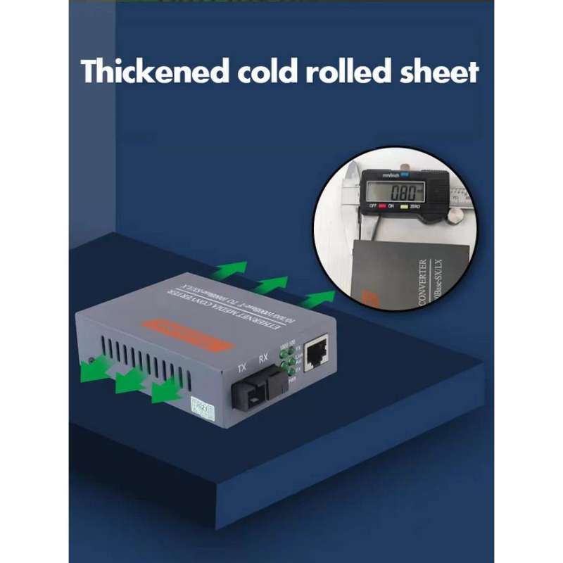 Jual Netlink Gigabit Fiber Optical Ethernet Media Converter 1000mbps ...