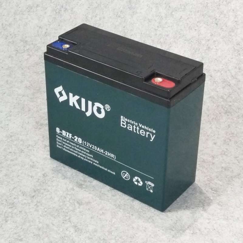Promo Battery Kering Or Aki Selis Kijo 12v 20ah Motor Listrik 6dzf20 ...