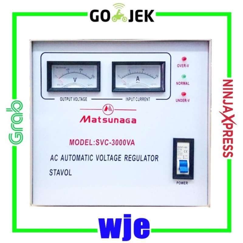 Promo Stabilizer Matsunaga 3000va 2400 Watt Untuk Ac & Alat Electronik ...