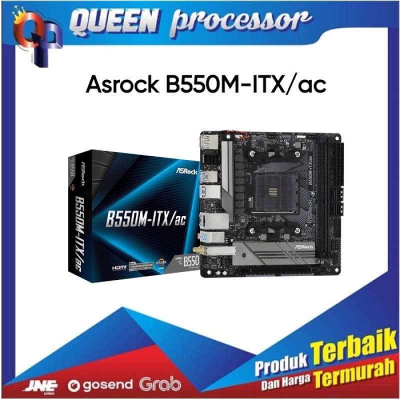 Promo Asrock B550m Itx/ac (amd Am4,ddr4 Sata3,amd B550,usb 3.2 ) Diskon ...