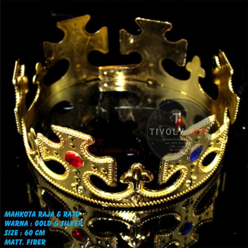 Jual Mahkota Pesta / Mahkota Raja & Ratu / King & Queen Crown - Raja ...