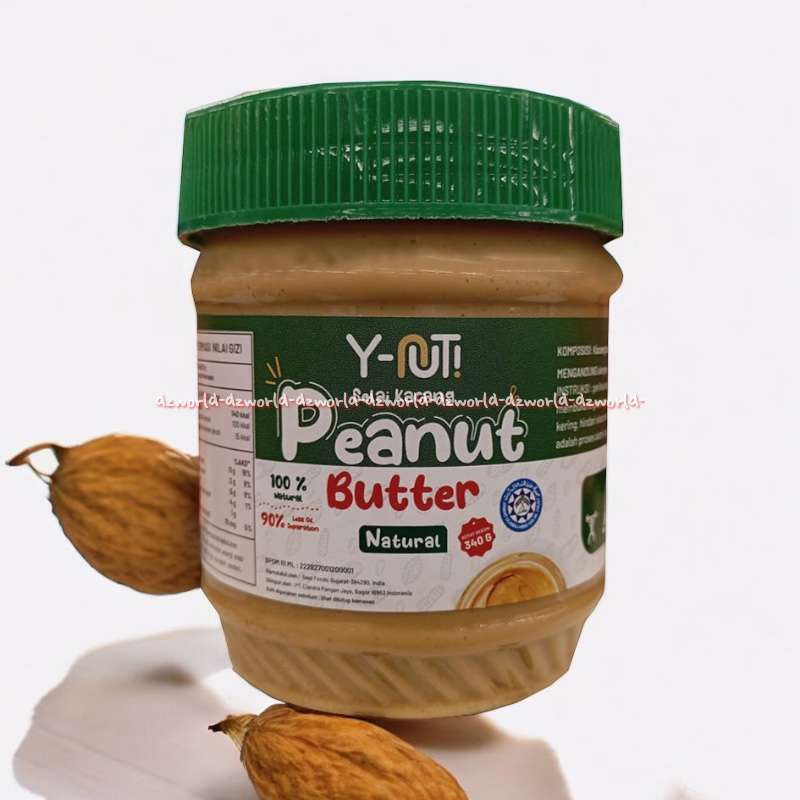 Jual Y-ut! 340gr Peanut Butter Creamy Crunchy Natural Peanuts Selai ...