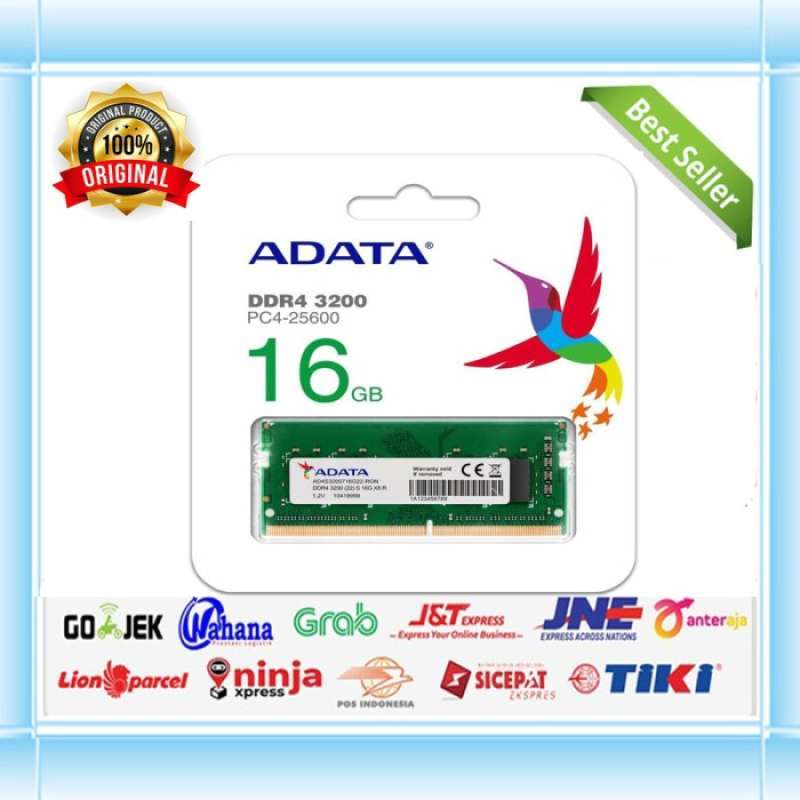 Promo Ram Laptop Adata Ddr4 16gb 3200 Sodimm Diskon 23% Di Seller ...
