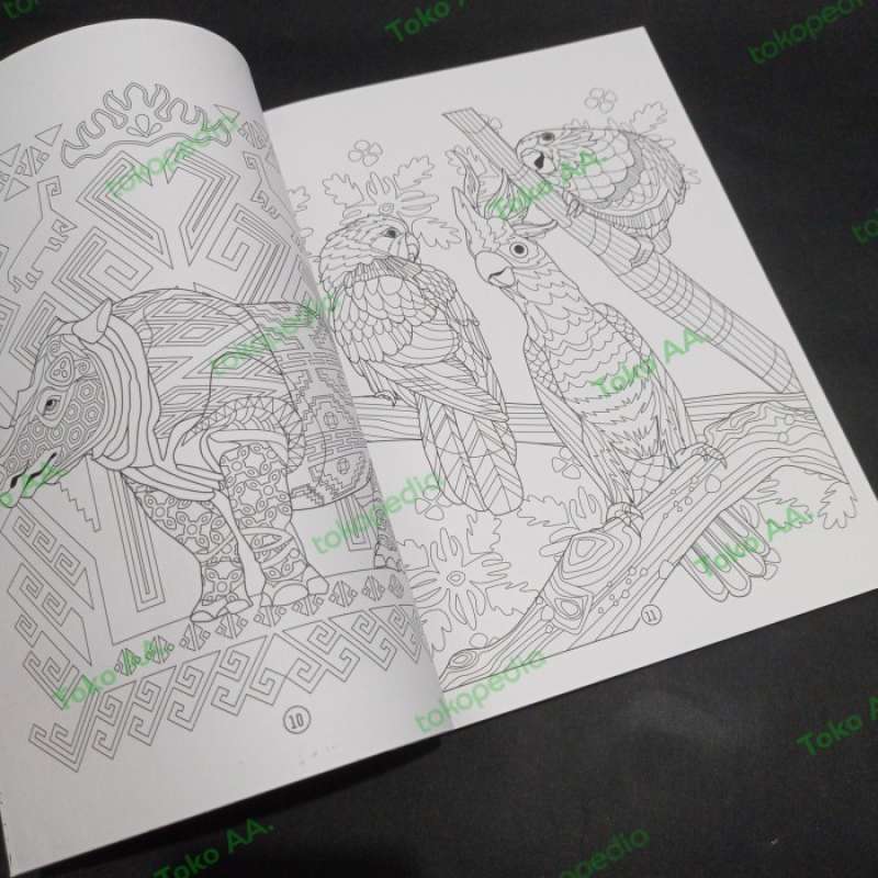 Jual Buku Mewarnai Coloring Book Nusantara For Adult. Bangka Belitung ...